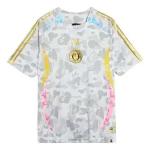 Adidas X Bape Teamgeist T-shirt - White/grey/multi-color