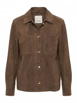 Max Mara Leather Jacket - Multicolor