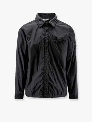 Stone Island Recycled Nylon Crinkle Reps Jacket - Black