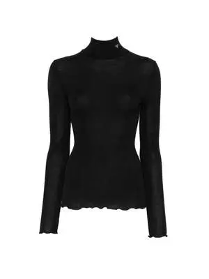 Prada Wool Turtleneck Top - Multicolor