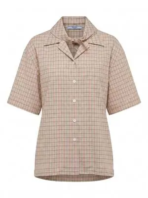 Prada Madras Print Shirt - Multicolor