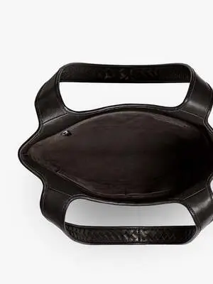Bottega Veneta Woven Leather Shoulder Bag - Multicolor