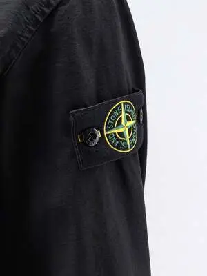 Stone Island Hooded Organic Cotton Jacket