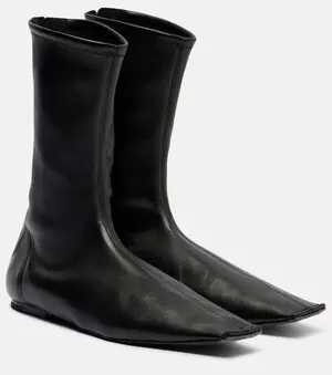 Khaite Marlene Leather Boots