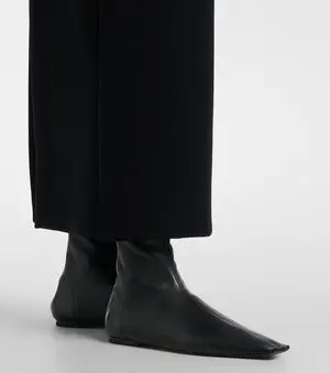 Khaite Marlene Leather Boots