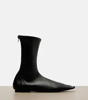 Khaite Marlene Leather Boots