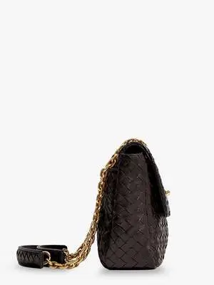 Bottega Veneta Madison Woven Leather Shoulder Bag With Knot Detail - Multicolor