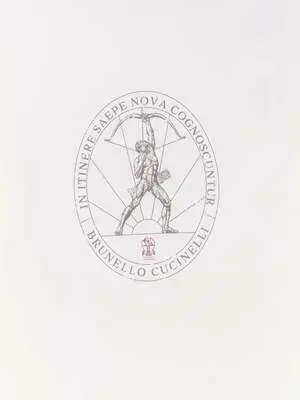 Brunello Cucinelli Cotton T-shirt With Print On The Front