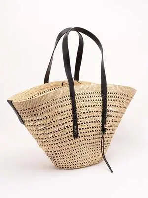 Loewe Large Braided Basket Bag - Multicolor