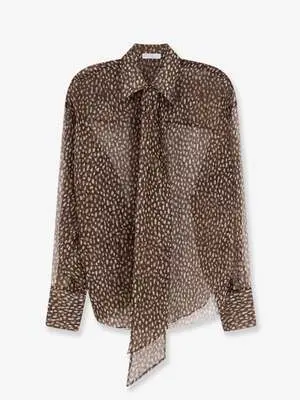 Brunello Cucinelli Sheer Silk Shirt - Multicolor