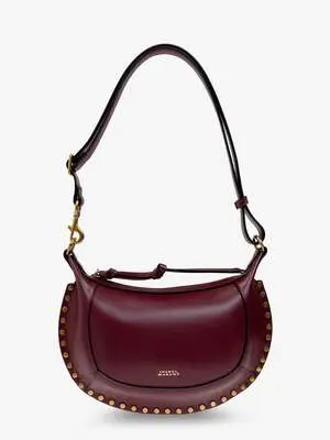 Isabel Marant Étoile Oskan Moon Leather Crossbody Bag - Red