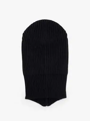 Rick Owens Ribbed Knit Balaclava