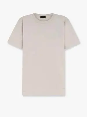 Moncler Cotton T-shirt With Front Logo Patch - Multicolor