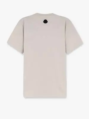 Moncler Cotton T-shirt With Front Logo Patch