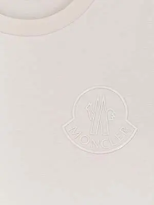 Moncler Cotton T-shirt With Front Logo Patch