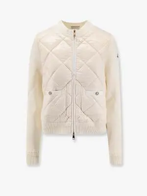 Moncler Wool And Nylon Blend Jacket - Multicolor