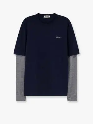 Miu Miu Blend Of Virgin Wool, Cashmere And Silk Sweater - Multicolor