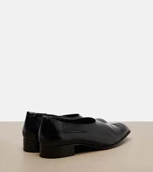 Khaite Colt Leather Loafers