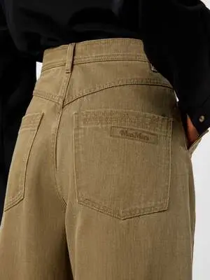 Max Mara Alamaro Cotton Pants - Multicolor