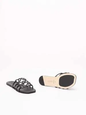 Loewe Petal Anagram Slides - Multicolor