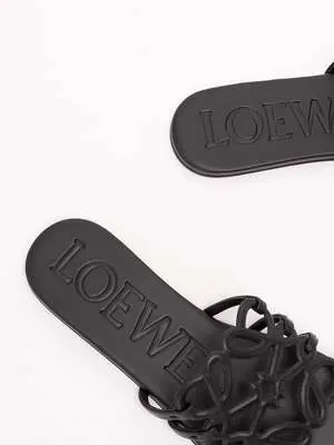 Loewe Petal Anagram Slides - Multicolor