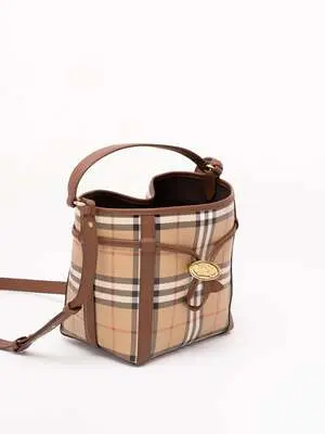 Burberry Mini Drawstring Bucket Bag