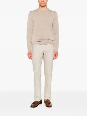 Jacob Cohen Slim Fit Wool Trousers - Multicolor