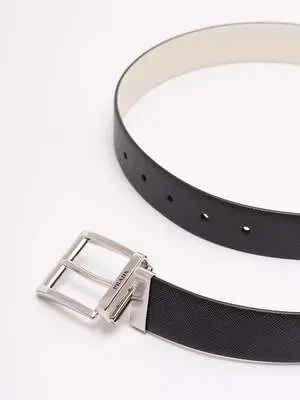 Prada Saffiano Leather Reversible Belt