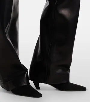 Khaite Arizona Suede Ankle Boots
