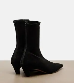 Khaite Arizona Suede Ankle Boots