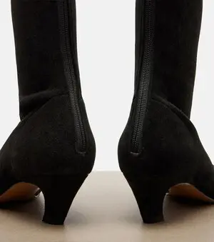 Khaite Arizona Suede Ankle Boots