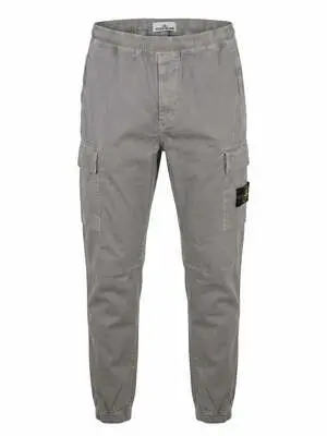 Stone Island Garment Dyed "old" Cotton Cargo Pants - Multicolor