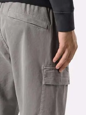 Stone Island Garment Dyed "old" Cotton Cargo Pants - Multicolor