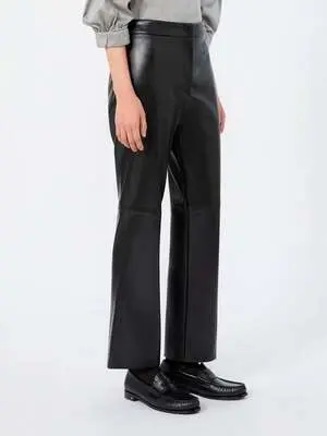 Max Mara Leather-look Pants - Multicolor