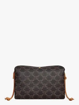 Celine Triomphe Canvas Trio Crossbody Bag