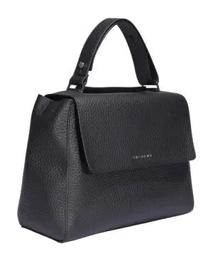 Orciani Sveva Logo Lettering Medium Shoulder Bag