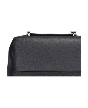 Orciani Sveva Logo Lettering Medium Shoulder Bag