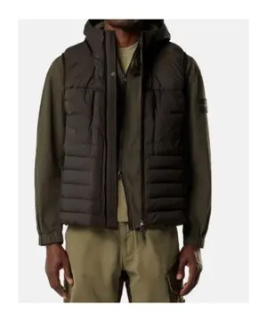 Stone Island Quilted Logo-patch Gilet