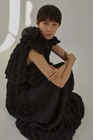 HEIRLOME Emma Top With Crinkle-pleat Ruffles