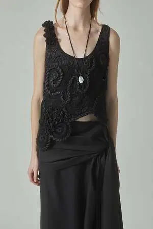 HEIRLOME India Top - Black