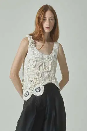 HEIRLOME India Top - Ivory