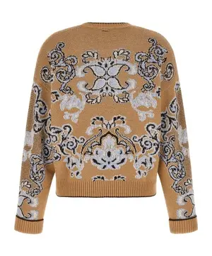 TWINSET Jacquard Wool-blend Sweater