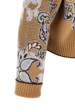TWINSET Jacquard Wool-blend Sweater