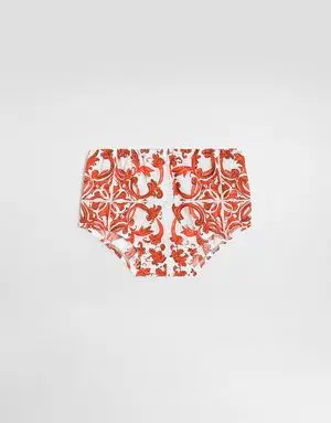 Dolce & Gabbana Majolica-print Poplin Dress