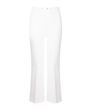 Elisabetta Franchi Pleated Flared Pants
