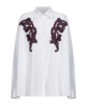 Dries Van Noten Embroidered Long-sleeved Shirt