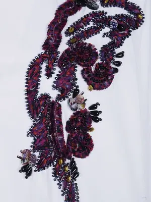 Dries Van Noten Embroidered Long-sleeved Shirt