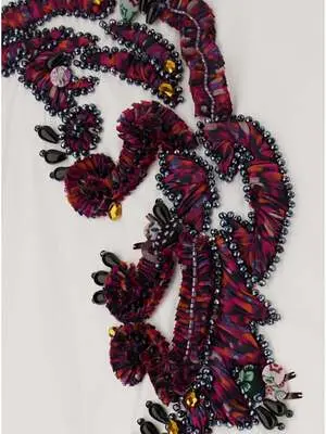 Dries Van Noten Embroidered Long-sleeved Shirt