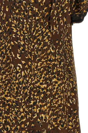 TWINSET Animal Print High-neck Dress
