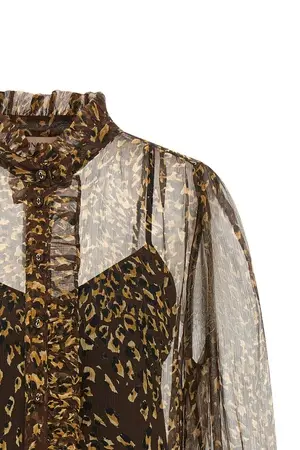 TWINSET Animal Print Shirt